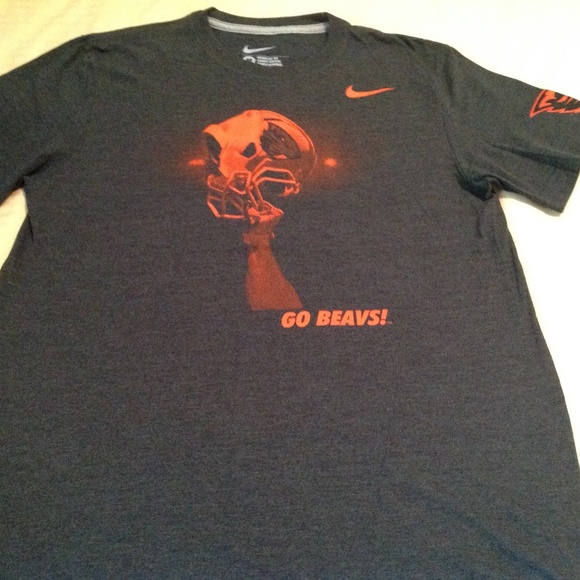 Nike | Shirts | Nike Oregon Beavers Football Tshirt Size Med Euc | Poshmark